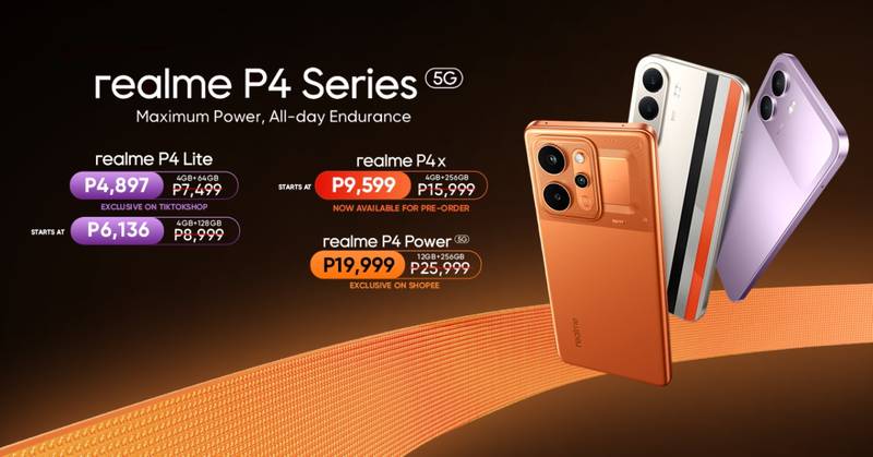 realme P4 Series 5G launched in the Philippines with up to 10001mAh ...